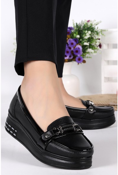 Ayakland Cns 3102 Kadın Günlük Babet Ayakkabı Siyah Ayakland Cns 3102 Kadın Günlük Babet Ayakkabı Siyah