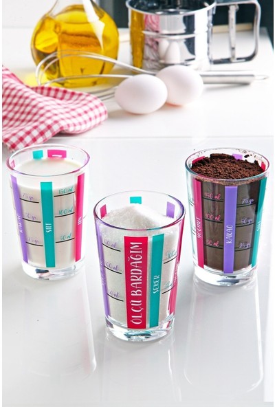 Kitchen Crazy 3'lü Ölçü Bardağım