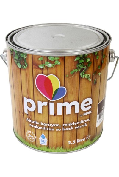 Hemel Prime Su Bazlı - Aqua Renk + Cila Birleşik Iç-Dış Mekan 2,5 Lt Hemel Prime Su Bazlı - Aqua Renk + Cila Birleşik Iç-Dış Mekan 2,5 Lt