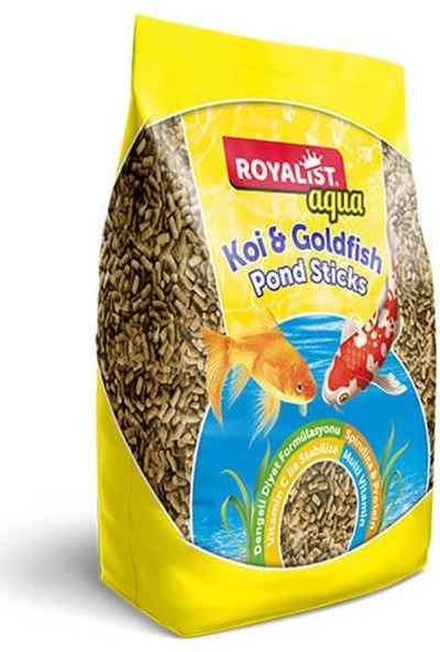 Royalist Aqua Pond Sticks Koi ve Japon Balığı Yemi 1 kg Royalist Aqua Pond Sticks Koi ve Japon Balığı Yemi 1 kg
