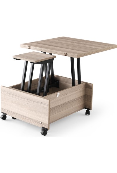 Mobilya Sarayı Akıllı 3 Kademeli Sihirli Sehpa