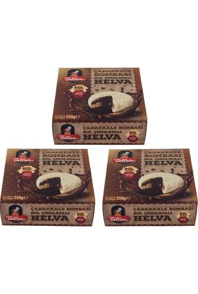 Tatlan Çanakkale Bombası Üçlü Paket (3 x 250 Gr)