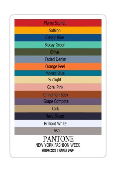 Universal New York Moda Haftası Ilkbahar 2020 Yazının Tüm Renkleri 2020 Yılın Rengi Dahil 2020 Klasik Mavi Çı Universal New York Moda Haftası Ilkbahar 2020 Yazının Tüm Renkleri 2020 Yılın Rengi Dahil 2020 Klasik Mavi Çı