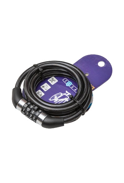 Locks Motosiklet Bisiklet 4 Haneli Şifreli Kilit 8X120 cm