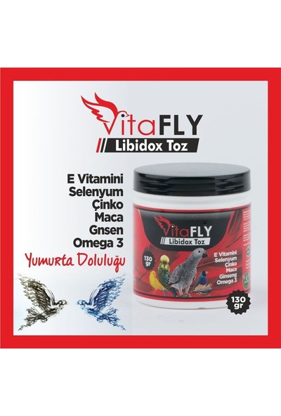 Fly Vet Vitafly Libidox Kızıştırıcı Toz 130GR Fly Vet Vitafly Libidox Kızıştırıcı Toz 130GR