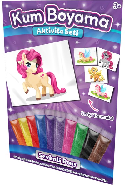 Kumbo Kum Boyama Pony Luna | Kum Boyama Aktivite Seti