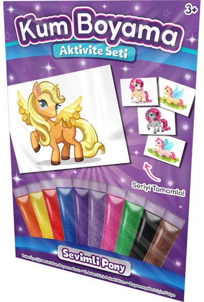 Kumbo Kum Boyama Pony Misty | Kum Boyama Aktivite Seti