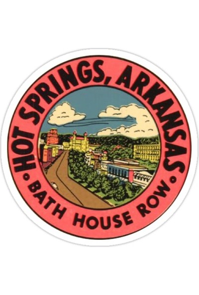 Universal Kaplıcalar Milli Parkı - Hamam Sıra - Vintage Seyahat Arkansas, Abd Universal Kaplıcalar Milli Parkı - Hamam Sıra - Vintage Seyahat Arkansas, Abd