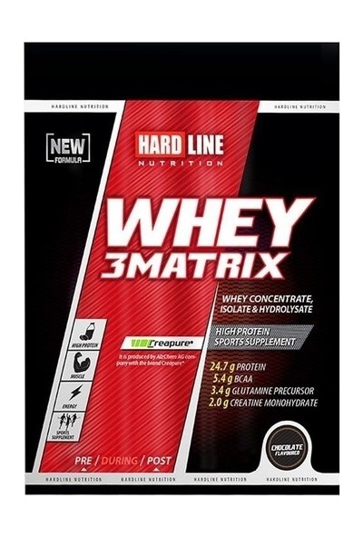 Hardline Nutrition Hardline Whey 3matrix 30 gr Tek Kullanımlık Hardline Nutrition Hardline Whey 3matrix 30 gr Tek Kullanımlık