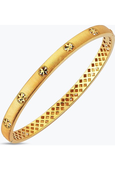 Altınbaş 22 Ayar Altın Yaşam Çiçeği Bilezik