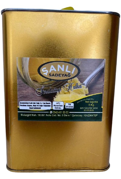 Şanlı Sadeyağ Dana 5 kg Şanlı Sadeyağ Dana 5 kg