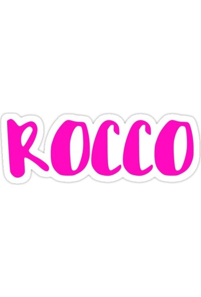 Universal Pembe Rocco Sticker Araba Oto Arma Duvar Sticker Ev Dekoratif Çıkartma 15 cm Universal Pembe Rocco Sticker Araba Oto Arma Duvar Sticker Ev Dekoratif Çıkartma 15 cm