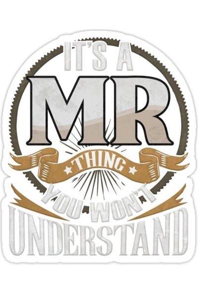 Universal Mektuplar Mr Özel Baş Harfler - Bu, Yı Anlamayacağınız Bir Mr Şeyidi