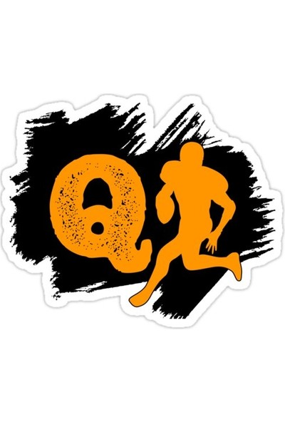 Universal Monogram Q Futbolcu Grunge Sticker Araba Oto Arma Duvar Sticker Ev Dekoratif Çıkartma 15 cm Universal Monogram Q Futbolcu Grunge Sticker Araba Oto Arma Duvar Sticker Ev Dekoratif Çıkartma 15 cm