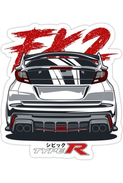 Universal Civic Type R Fk2 Sticker Araba Oto Arma Duvar Sticker Ev Dekoratif Çıkartma 15 Cm Universal Civic Type R Fk2 Sticker Araba Oto Arma Duvar Sticker Ev Dekoratif Çıkartma 15 Cm