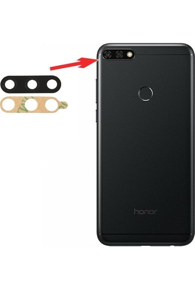 Ally Huawei Enjoy 8-Honor 7c Arka Kamera Lens Cam