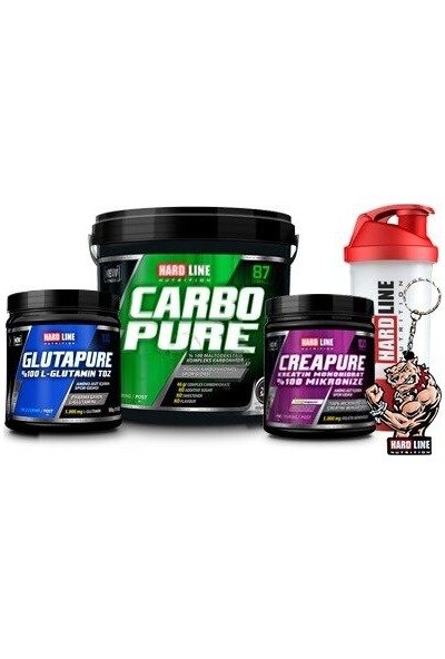 Hardline Nutrition Hardline Carbopure 4000 gr + Glutapure 300 gr + Creapure Creatin 500 gr Kombinasyonu Hardline Nutrition Hardline Carbopure 4000 gr + Glutapure 300 gr + Creapure Creatin 500 gr Kombinasyonu
