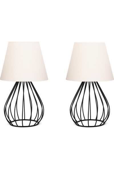 Homing Metal Gövdeli Ikili Abajur Seti Homing Metal Gövdeli Ikili Abajur Seti