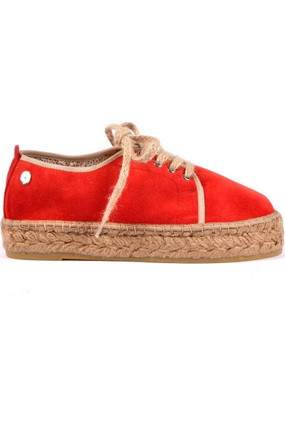 Su Espadril Glade Kadın Kırmızı Düz Espadril
