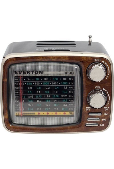 Stella Moda Everton RT-801 Şarjlı Nostaljik Fm Radyo