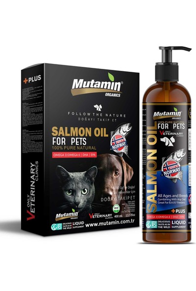 Mutamin Organics Norveç Somon Balık Yağı 400 ml Mutamin Organics Norveç Somon Balık Yağı 400 ml