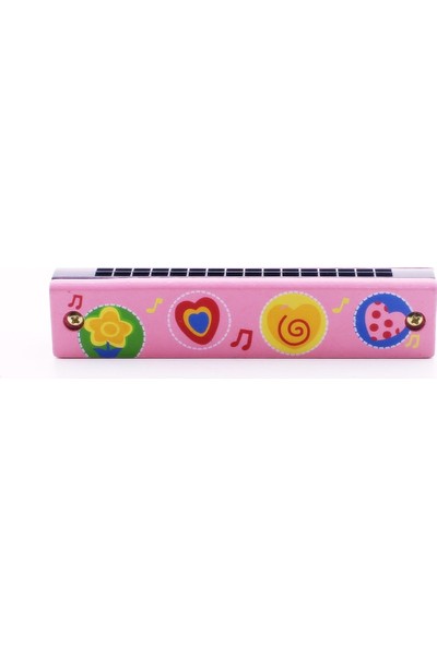 Deco Elit 1 Adet Ahşap Mızıka 16 Delikli Çift Sıralı Pembe Çocuk Mızıka Deco Elit 1 Adet Ahşap Mızıka 16 Delikli Çift Sıralı Pembe Çocuk Mızıka