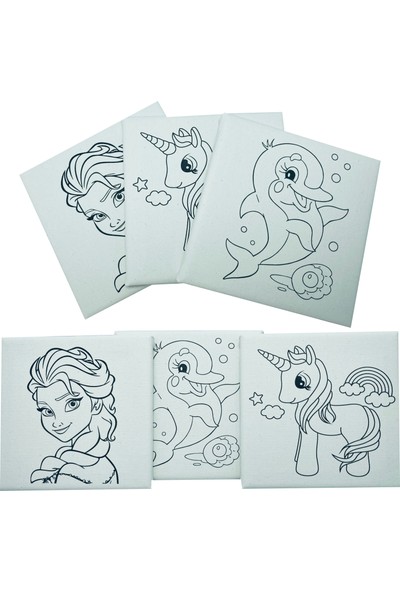 Mika House Çocuk Etkinlik Kanvas Baskılı Tuval