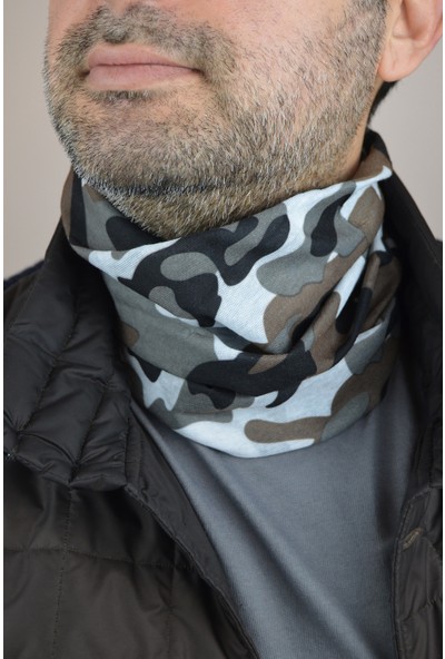 Sacce Scarves&Accessories Kamuflaj Desenli Baf Boyunluk