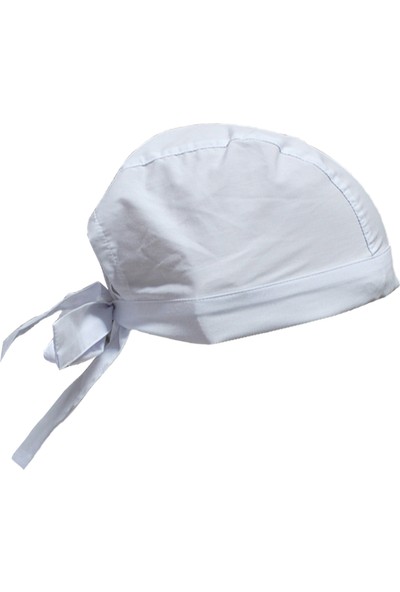 Dr. Mia Şef Aşçı Bandana Aşçı Şapkası Aşçı Kep Beyaz