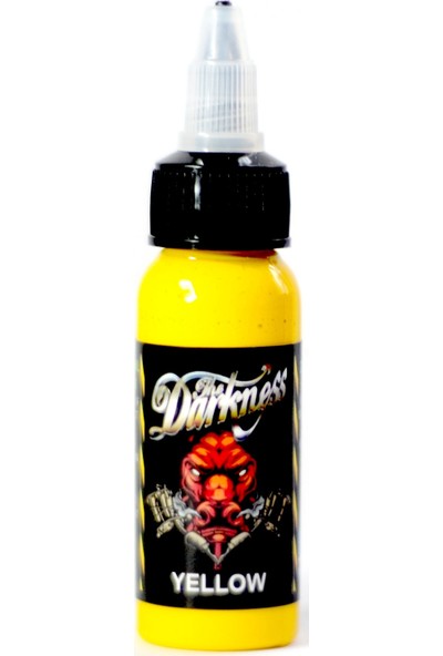 Darkness Sarı Dövme Boyası 1 Oz 30 ml Darkness Sarı Dövme Boyası 1 Oz 30 ml