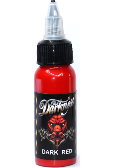 Darkness Koyu Kırmızı Dövme Boyası 1 Oz 30 ml Darkness Koyu Kırmızı Dövme Boyası 1 Oz 30 ml