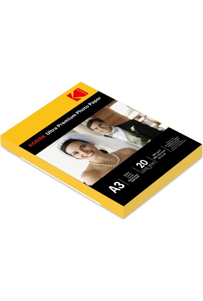 Kodak 260 Gr/m2 30X40(A3)-20 Adet Mat Fotoğraf Kağıdı CAT9891085 Kodak 260 Gr/m2 30X40(A3)-20 Adet Mat Fotoğraf Kağıdı CAT9891085
