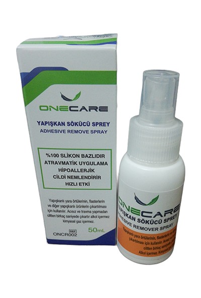 One Care Yapışkan Sökücü Sprey 50 ml (Flaster Sökücü) One Care Yapışkan Sökücü Sprey 50 ml (Flaster Sökücü)