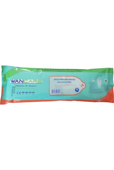 Wancare Antibakteriyel ve Antifungusidal Vücut Temizleme Havlusu
