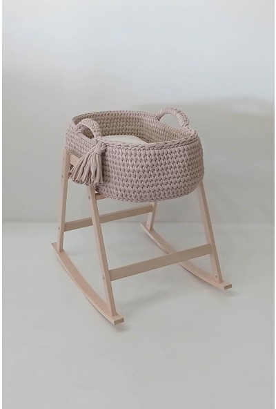 Babycom Standlı Örgü Puset Beşik