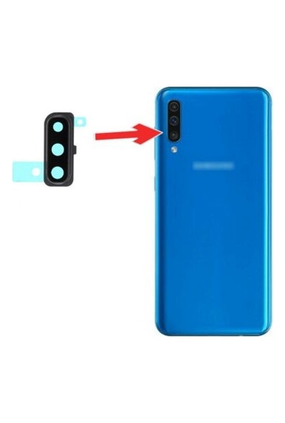 Ally Samsung Galaxy A50 SM-A505 Full Kamera Lens Çerçeve Ally Samsung Galaxy A50 SM-A505 Full Kamera Lens Çerçeve