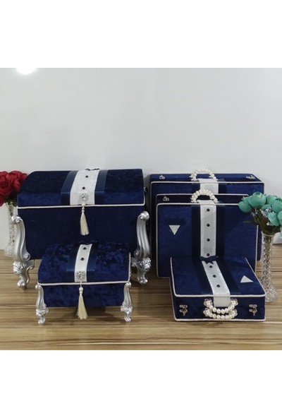 Sonem Çeyiz Söz Nişan Bohça Gelin Düğün Damat Çeyiz Sandığı 5li Set Sonem Çeyiz Söz Nişan Bohça Gelin Düğün Damat Çeyiz Sandığı 5li Set