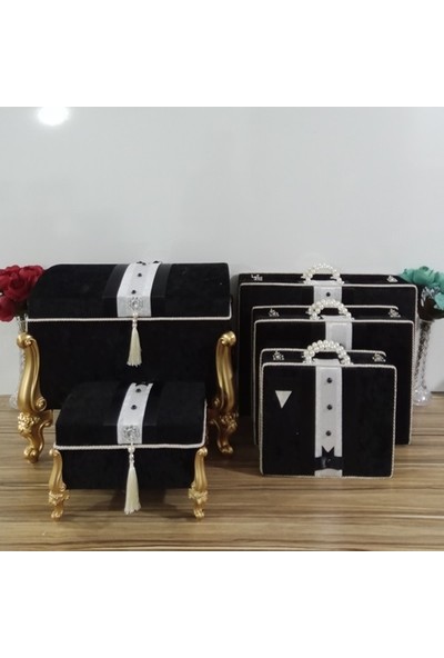 Sonem Çeyiz Söz Nişan Bohça Gelin Düğün Damat Çeyiz Sandığı 5li Set Sonem Çeyiz Söz Nişan Bohça Gelin Düğün Damat Çeyiz Sandığı 5li Set