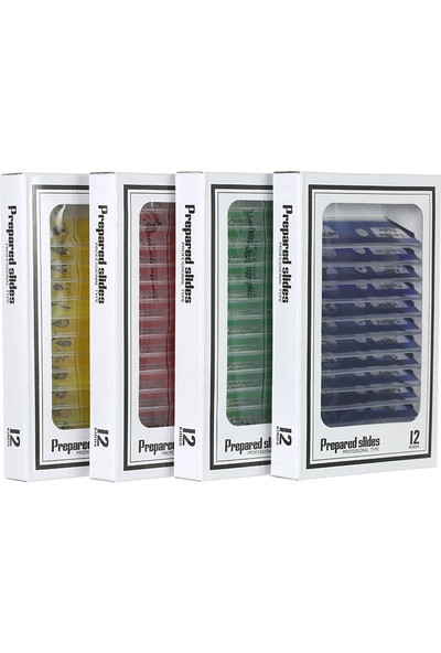 Buyfun 48'li Takım Plastik Hazırlanmış Mikroskop Slaytları (Yurt Dışından)