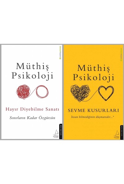 Hayır Diyebilme Sanatı - Sevme Kusurları (Müthiş Psikoloji 2 Kitap) Hayır Diyebilme Sanatı - Sevme Kusurları (Müthiş Psikoloji 2 Kitap)