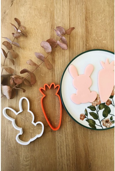 Cestopieno Tavşan ve Havuç Kurabiye Kalıbı Seti