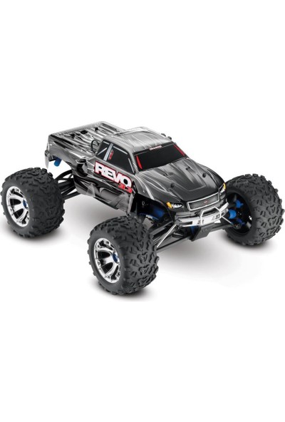 Traxxas Revo 3.3 4x4 Rtr 4WD 1/10 Monster Truck Tqi & Tsm Nitro Yakıtlı Rc Arazi Model Araba Mavi Traxxas Revo 3.3 4x4 Rtr 4WD 1/10 Monster Truck Tqi & Tsm Nitro Yakıtlı Rc Arazi Model Araba Mavi