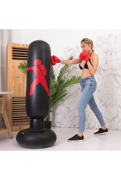 Anself PVC Şişme Boks Boks Torbası 160 cm Daimi Bardak Ev (Yurt Dışından) Anself PVC Şişme Boks Boks Torbası 160 cm Daimi Bardak Ev (Yurt Dışından)