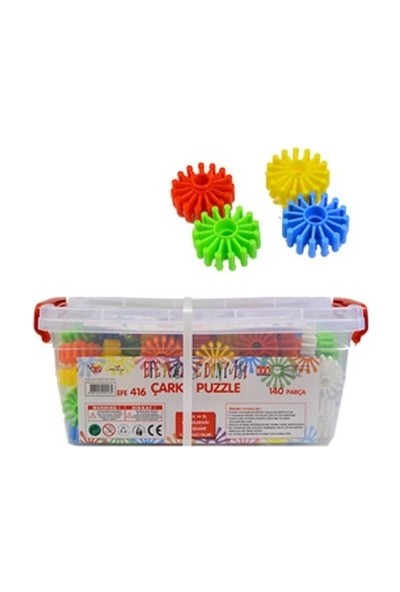 Efe Çarklı Puzzle Oyuncak 140 Parça Efe Çarklı Puzzle Oyuncak 140 Parça