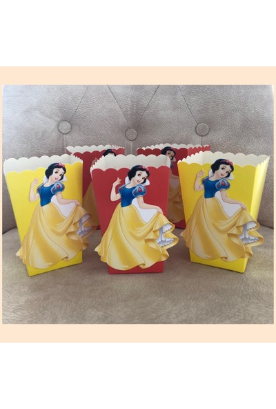 Okart Tasarım Pamuk Prenses Popcorn Kutusu (10 Adet) Okart Tasarım Pamuk Prenses Popcorn Kutusu (10 Adet)
