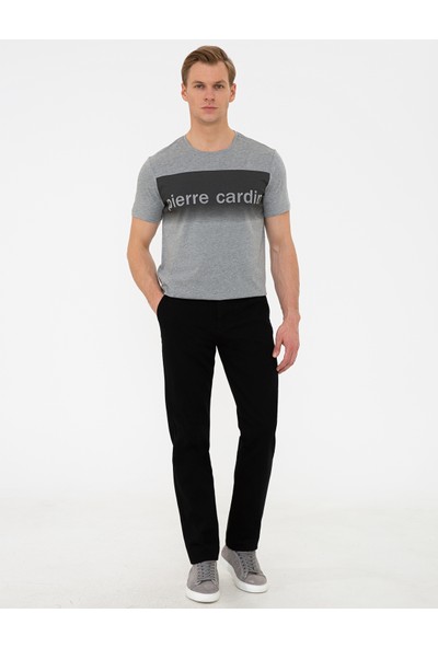 Pierre Cardin Siyah Regular Fit Chino Pantolon 50233235-VR046 Pierre Cardin Siyah Regular Fit Chino Pantolon 50233235-VR046
