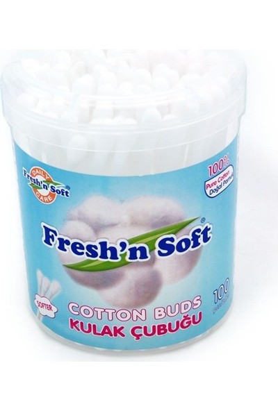 Freshnsoft Fresh'n Soft Kulak Çubuğu Standart 100 Lü Silindir