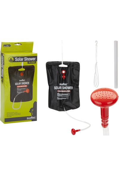 Summit Solar Shower 20L Kamp ve Plaj Duşu