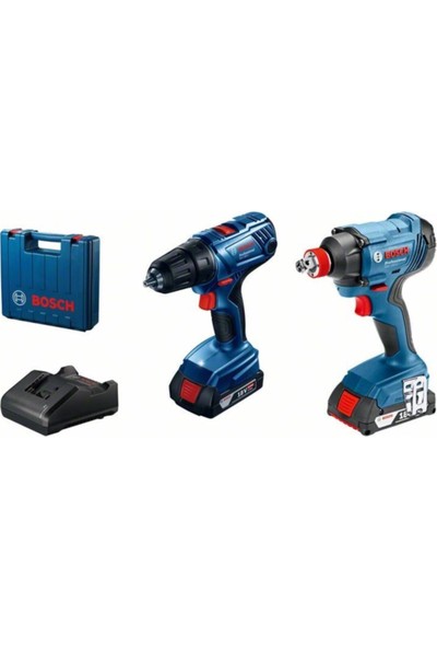 Bosch 2 Amper Gsr 180-LI + Gdx 180-LI(2 x 2.00AH)
