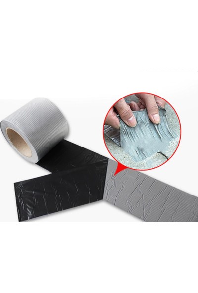 Zelia Collection 2m x 10CM Çamur Bant Alüminyum Izolasyon Tamir Çatlak Bantı